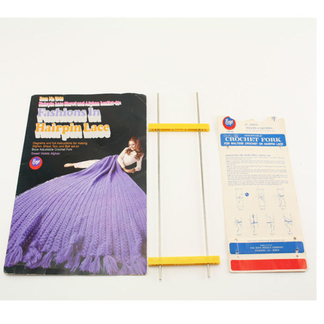 Hairpin Lace Crochet Loom - Vintage Craft Tools | orangedogcrafts.com